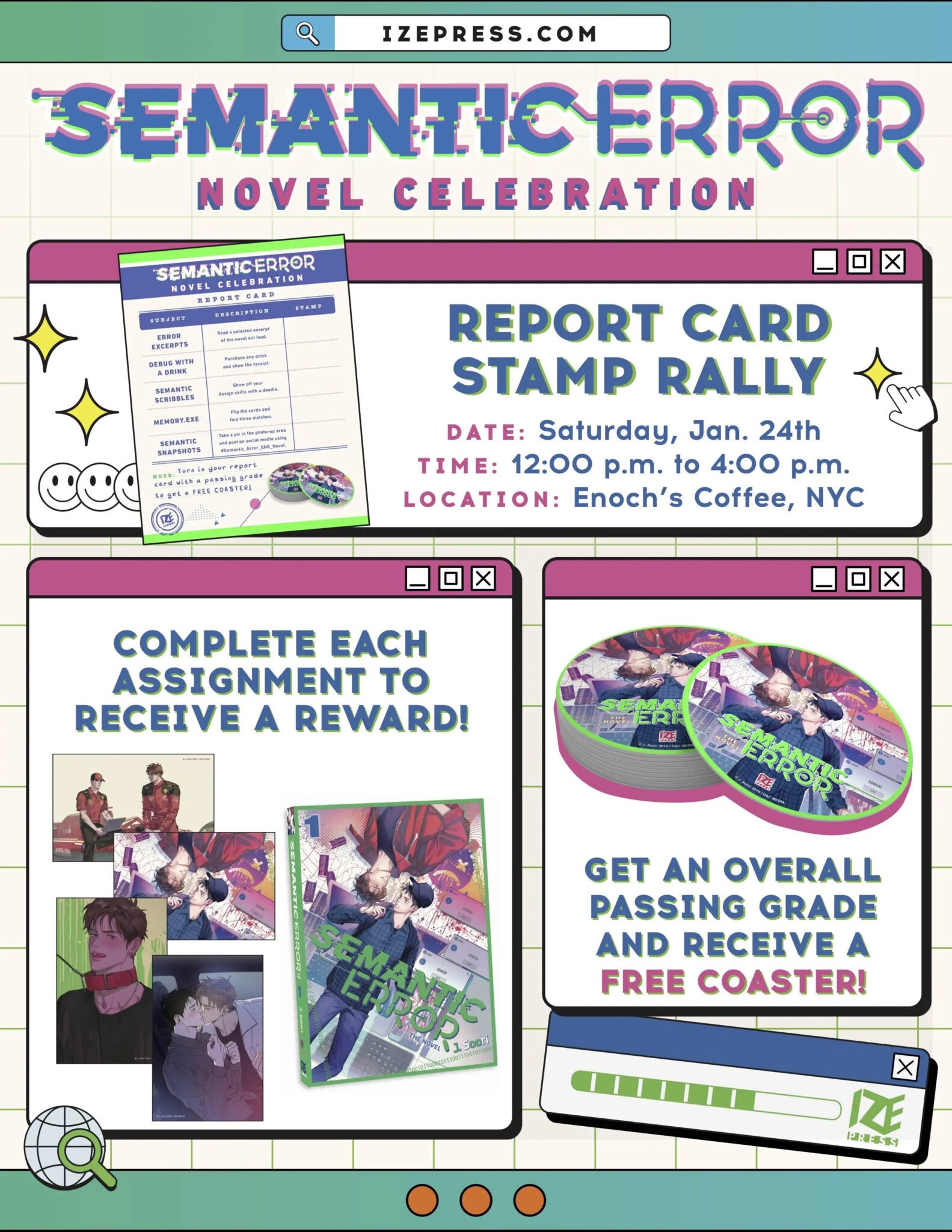 Semantic Error to Celebrate Novel Release in NYC – Redbeanime